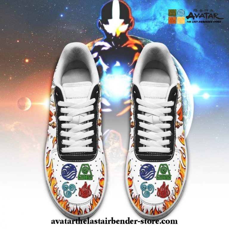 2021 Aang Avatar Airbender Sneakers Four Nation Tribes Avatar Shoes ...