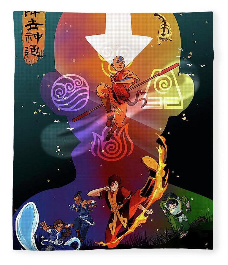 Aang Avatar The Last Airbender Power Blanket - Avatar The Last ...