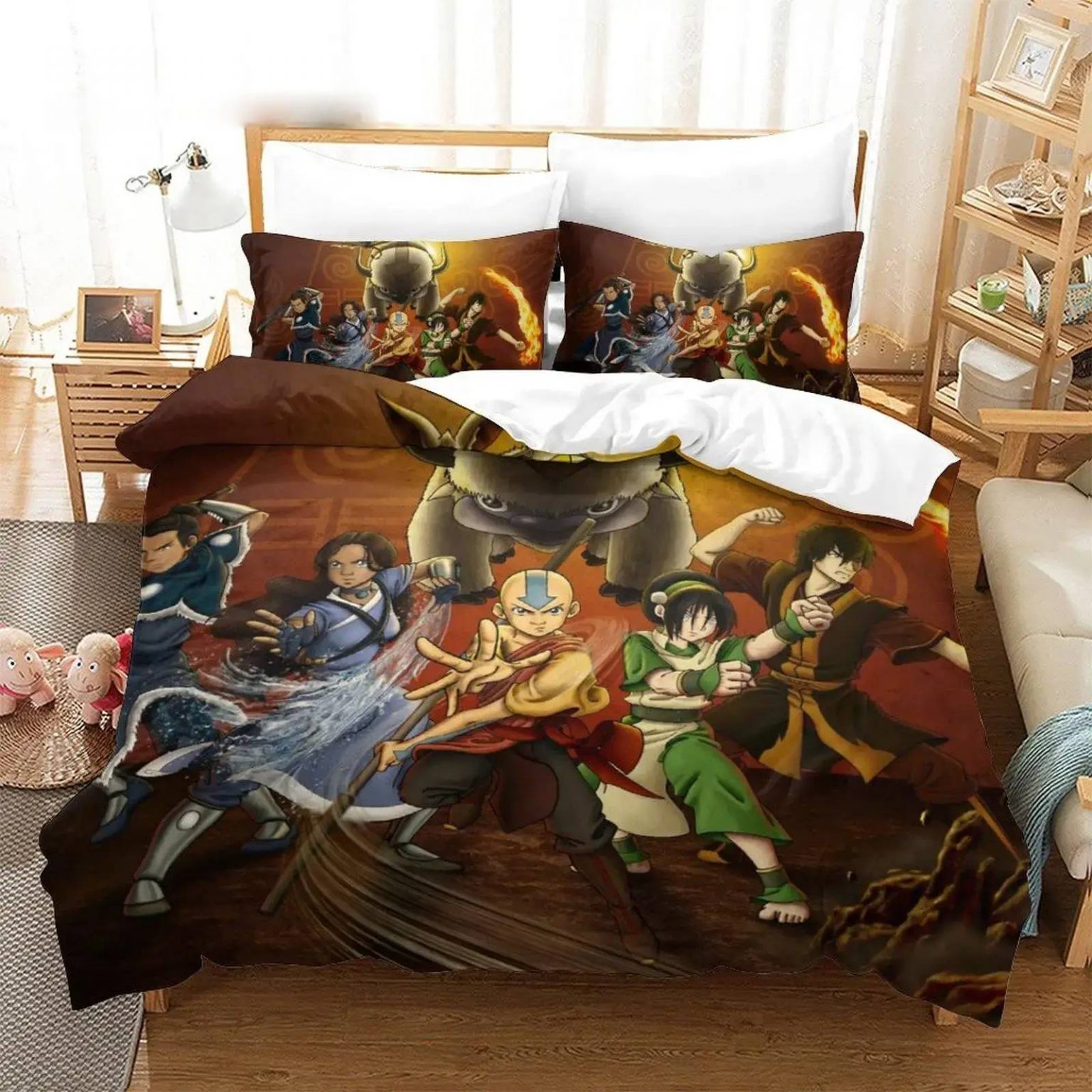 Avatar The Last Airbender Characters Bedding Set - Avatar The Last ...
