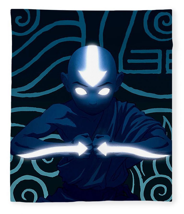Aang Power Avatar The Last Airbender Blanket - Avatar The Last ...