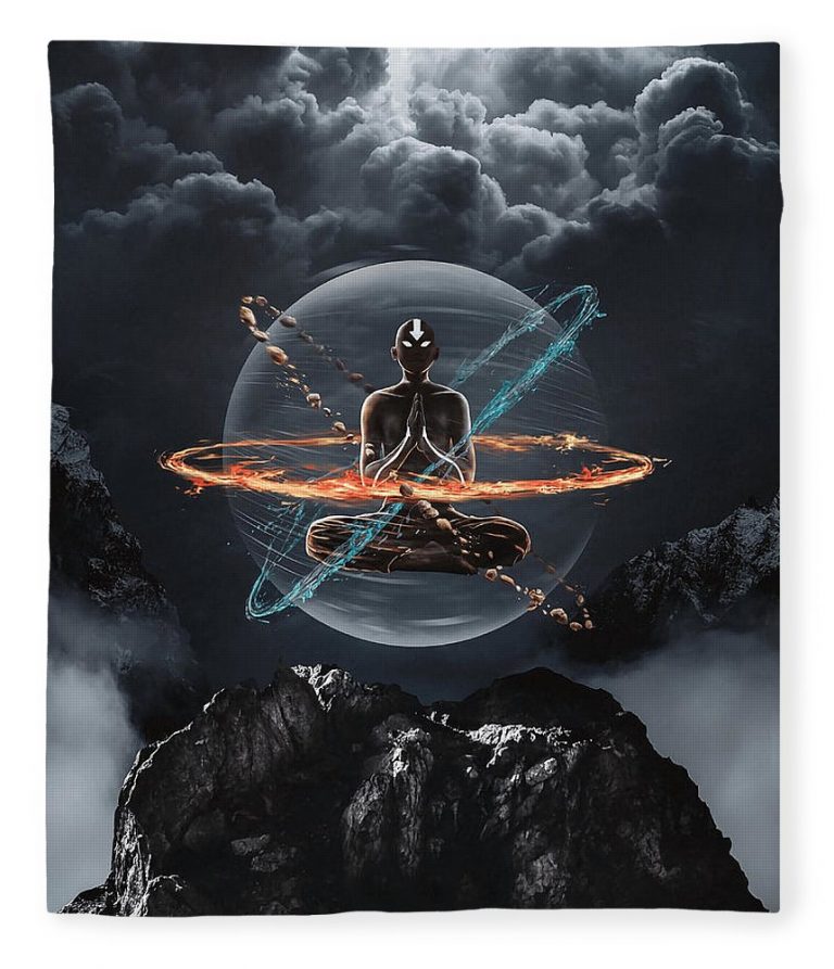 Avatar The Last Airbender Aang Blanket - Avatar The Last Airbender Store