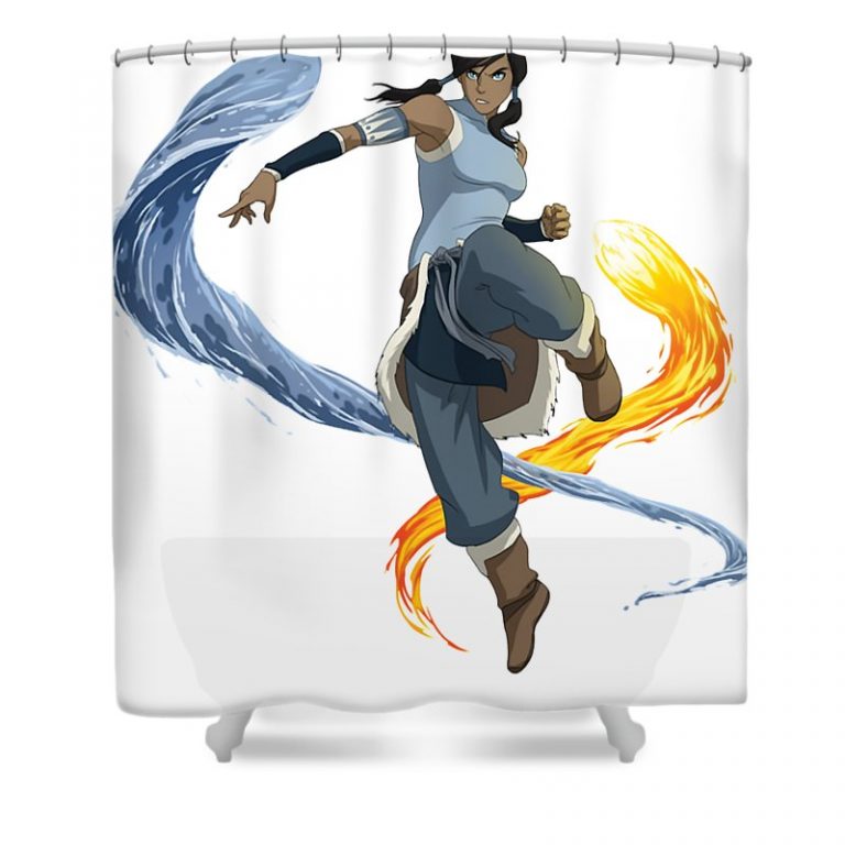ATLA Animated Of Korra Awesome Shower Curtain - Avatar The Last ...
